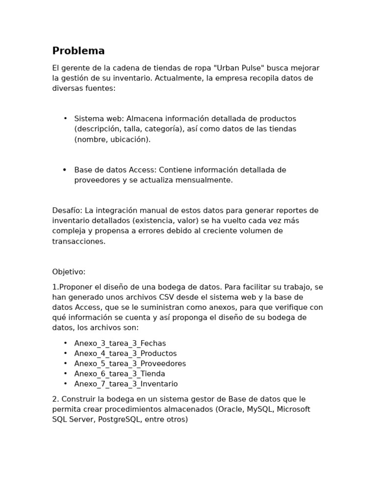 Problema 2 | PDF | Servidor SQL de Microsoft | Bases de datos