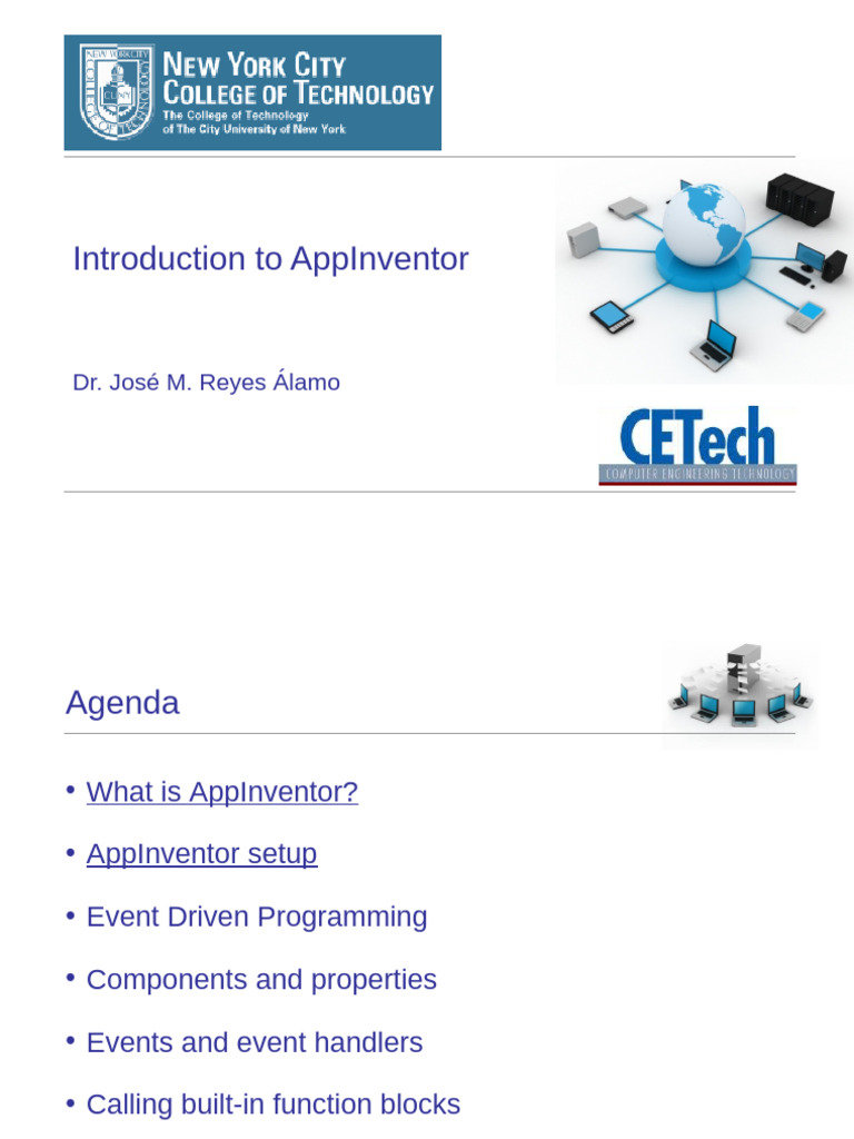 Lecture 7 Intro To AppInventor | PDF | Application Software | Mobile App