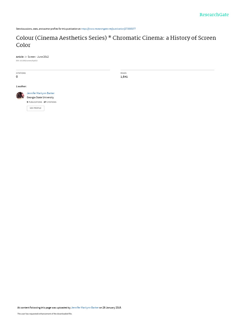 Barker RevMisekPeacock Uncorrected | PDF | Color