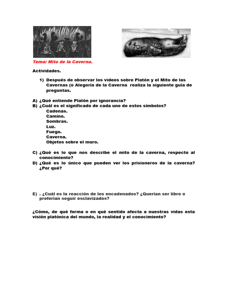 Guia-Mito de La Cavera 5t B | PDF
