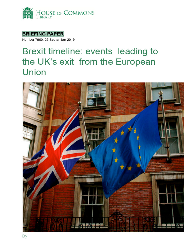 Timeline of Brexit | PDF | Brexit | Theresa May
