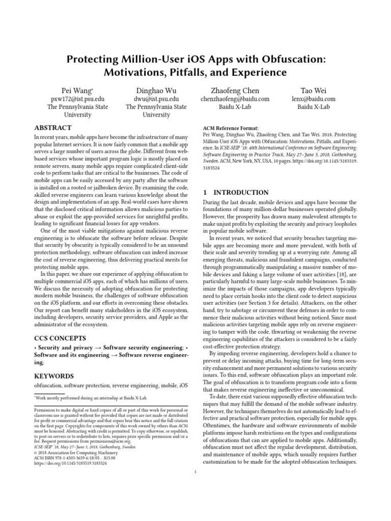 Obf II | PDF | Mobile App | Malware