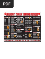 Kota Joe Menu 2025 | PDF | Hamburgers | French Fries