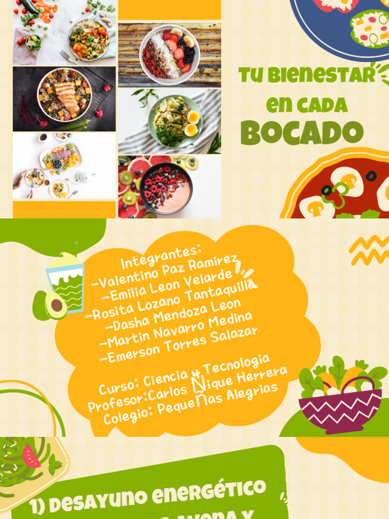 Menú Saludable: Recetas Nutritivas Diarias | PDF