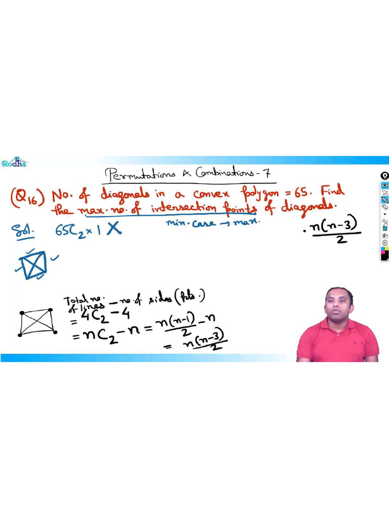 Permutations and Combinations 7 - CAT Preparation 2024 - Quantitative Aptitude 6-3 Screenshot | PDF