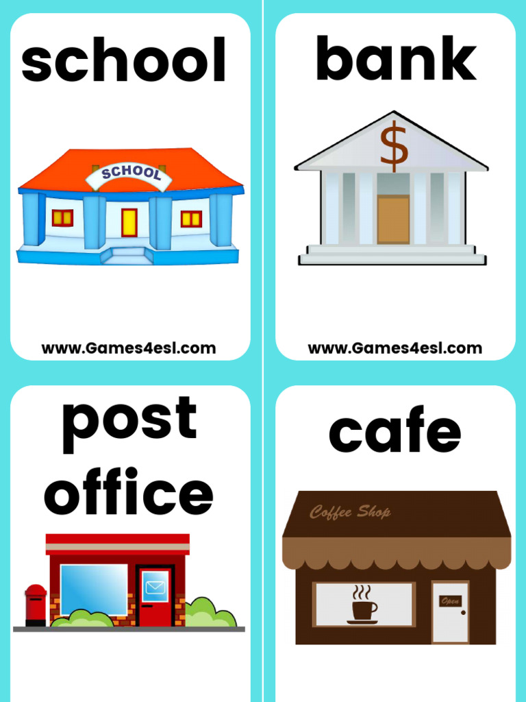 Community Buildings Flashcards | PDF