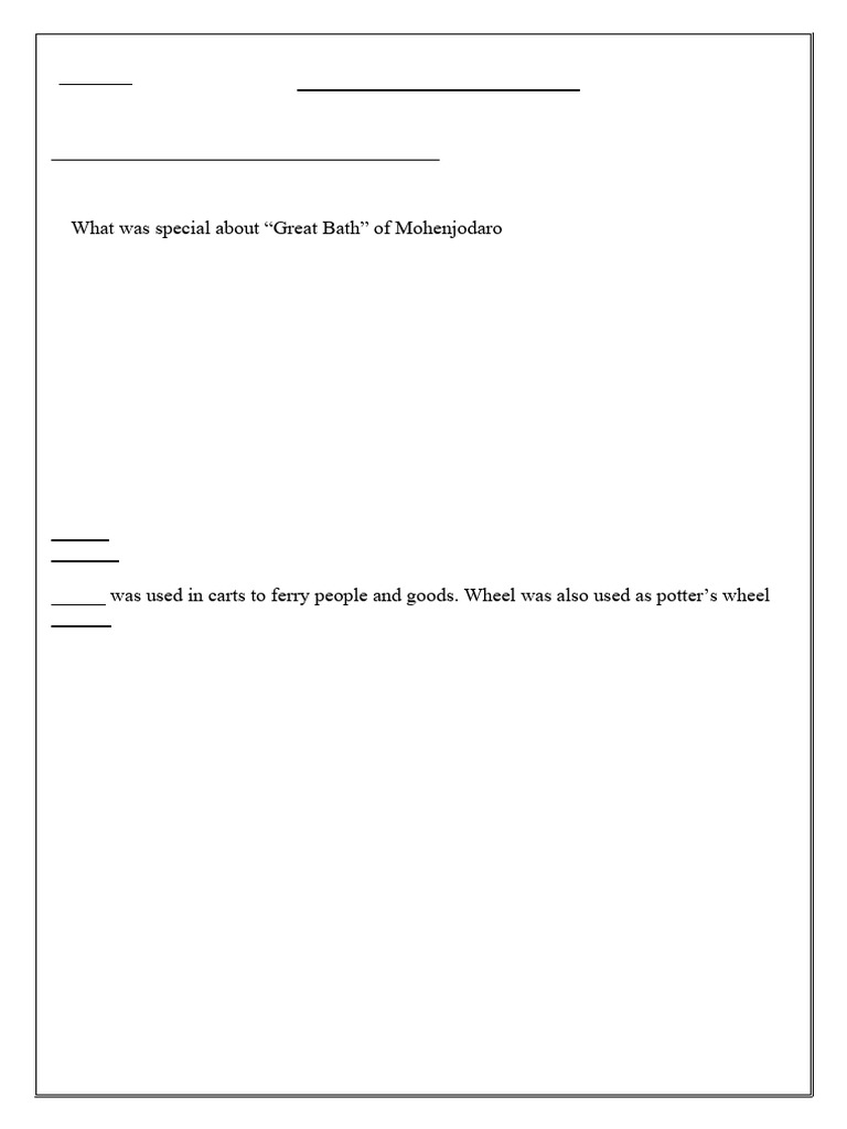 Class-Vi History - in The Early Cities Lesson-3 | PDF