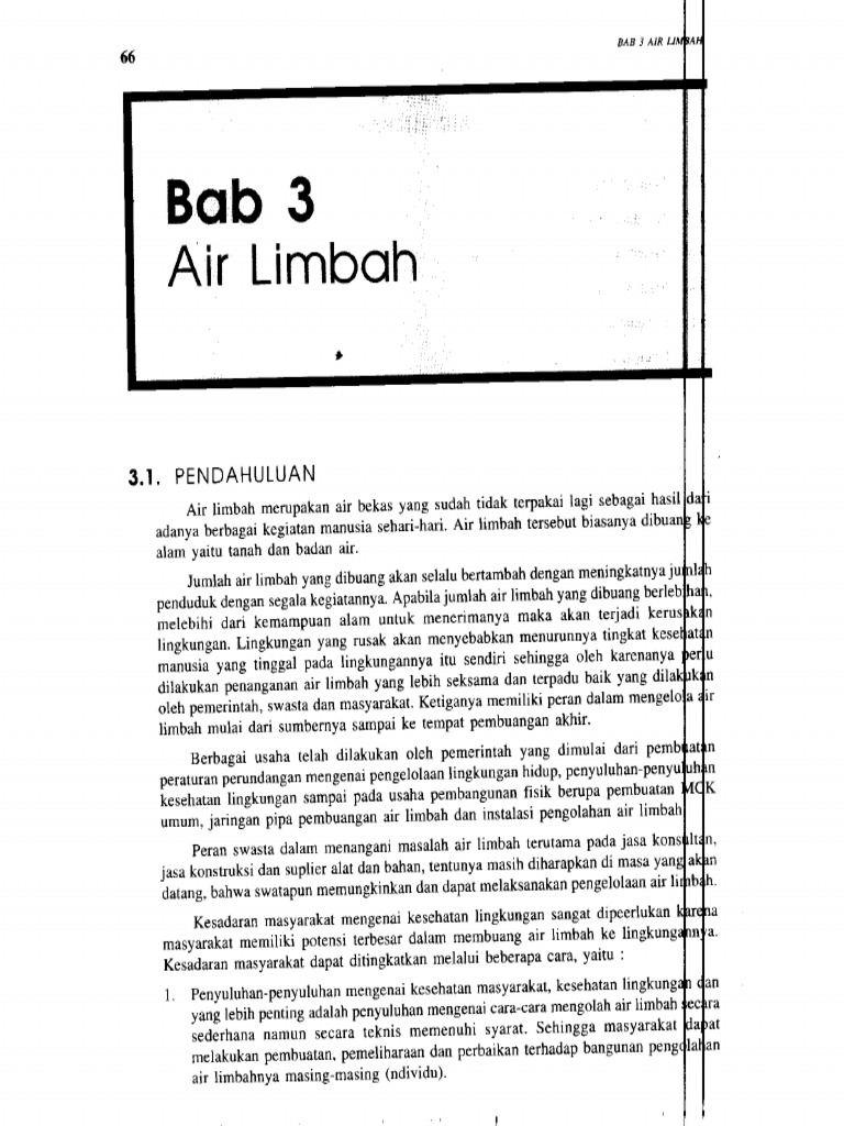 Air Limbah | PDF