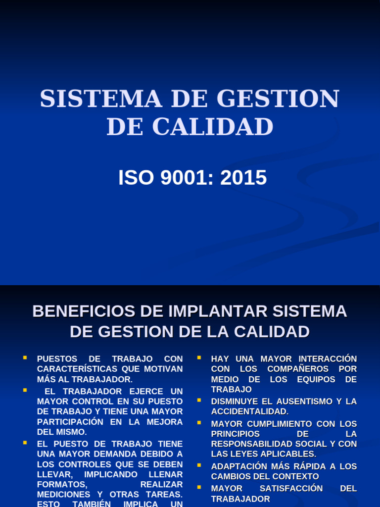 Norma ISO 9001 | PDF | Calidad (comercial) | Gestión de la calidad