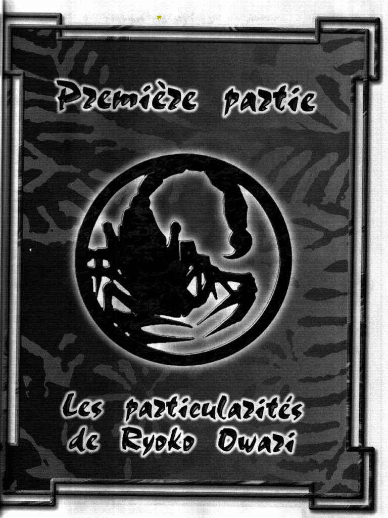 (FR) - L5A - Ryoko Owari, La Cité Des Mensonges - Les Particularités de Ryoko Owari (Livret Des ...