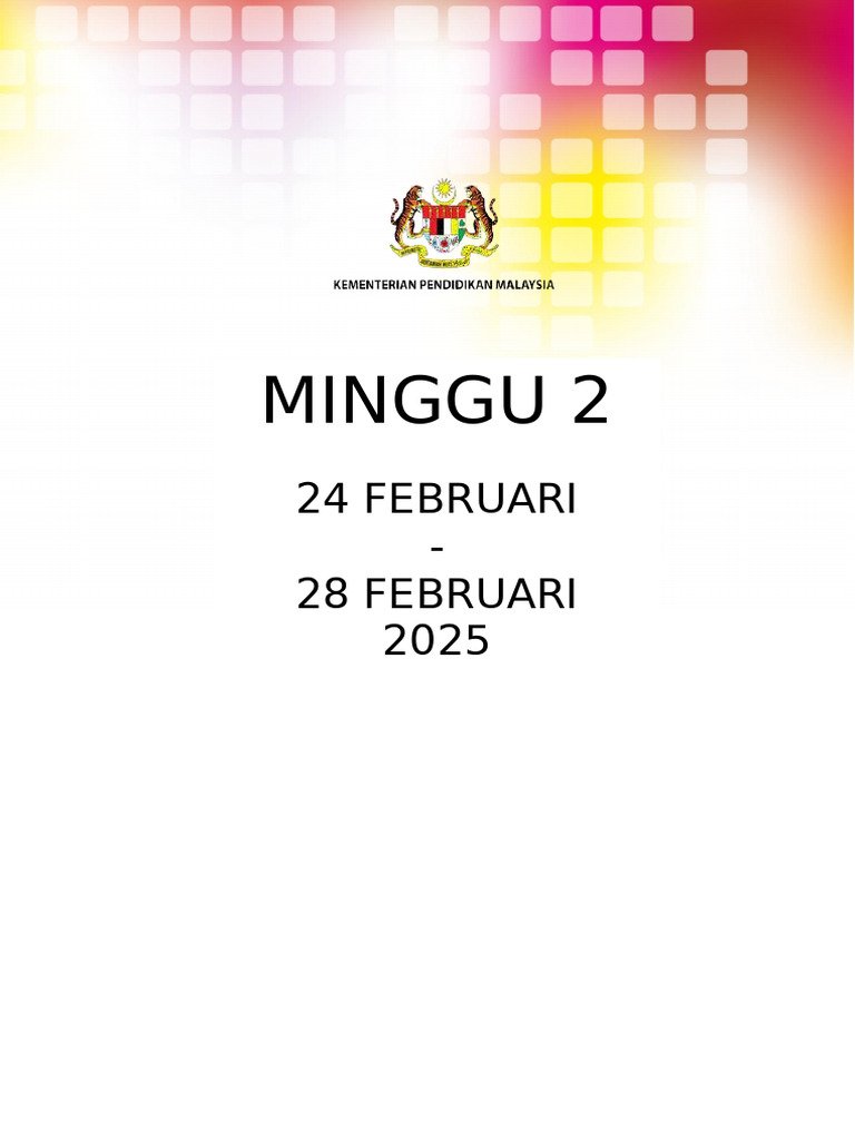 RPH Minggu 2 | PDF
