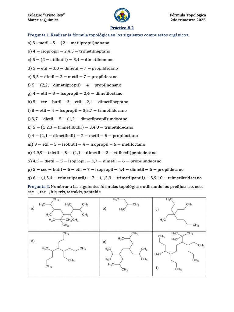6to Sec - 2do Práctico - Fórmula Topológica - 2do - 250623 - 144040 | PDF
