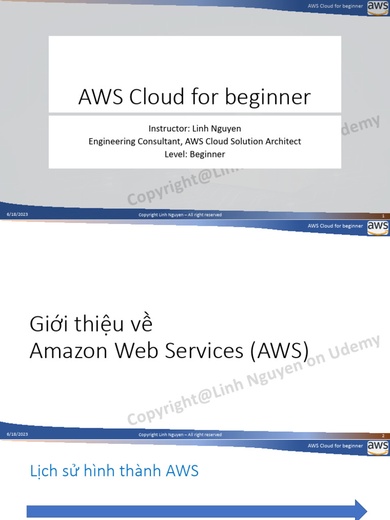 Gioi Thieu Ve Amazon Web Services | PDF