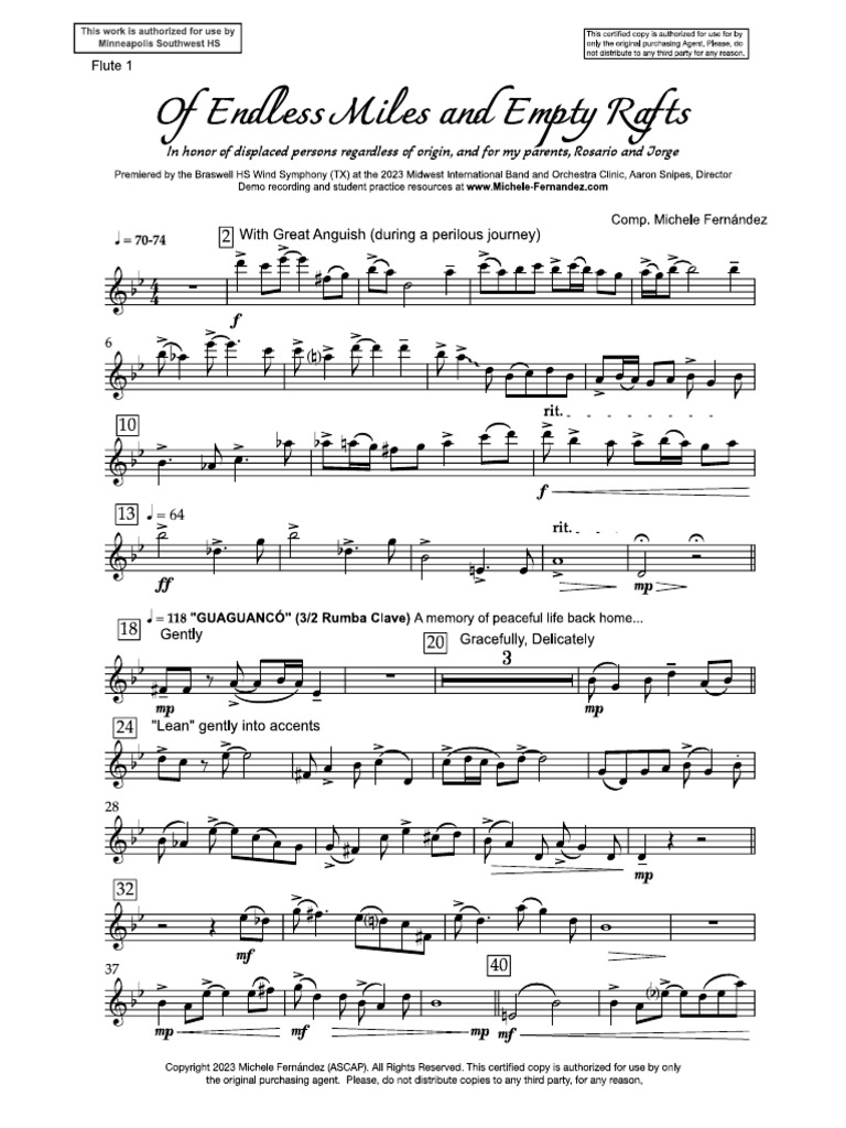 Flute 1 | PDF