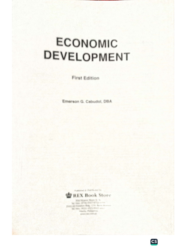 Eco Dev Ch1 3 Sjhajkja | PDF