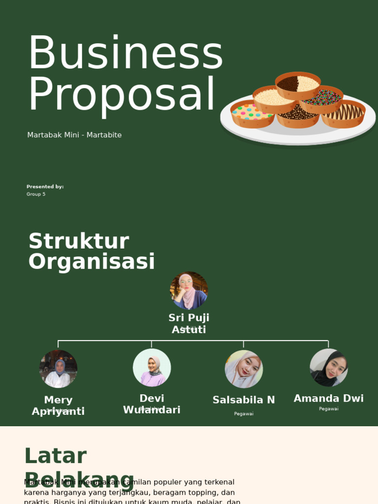 Proposal Bisnis Martabak Mini Martabite | PDF