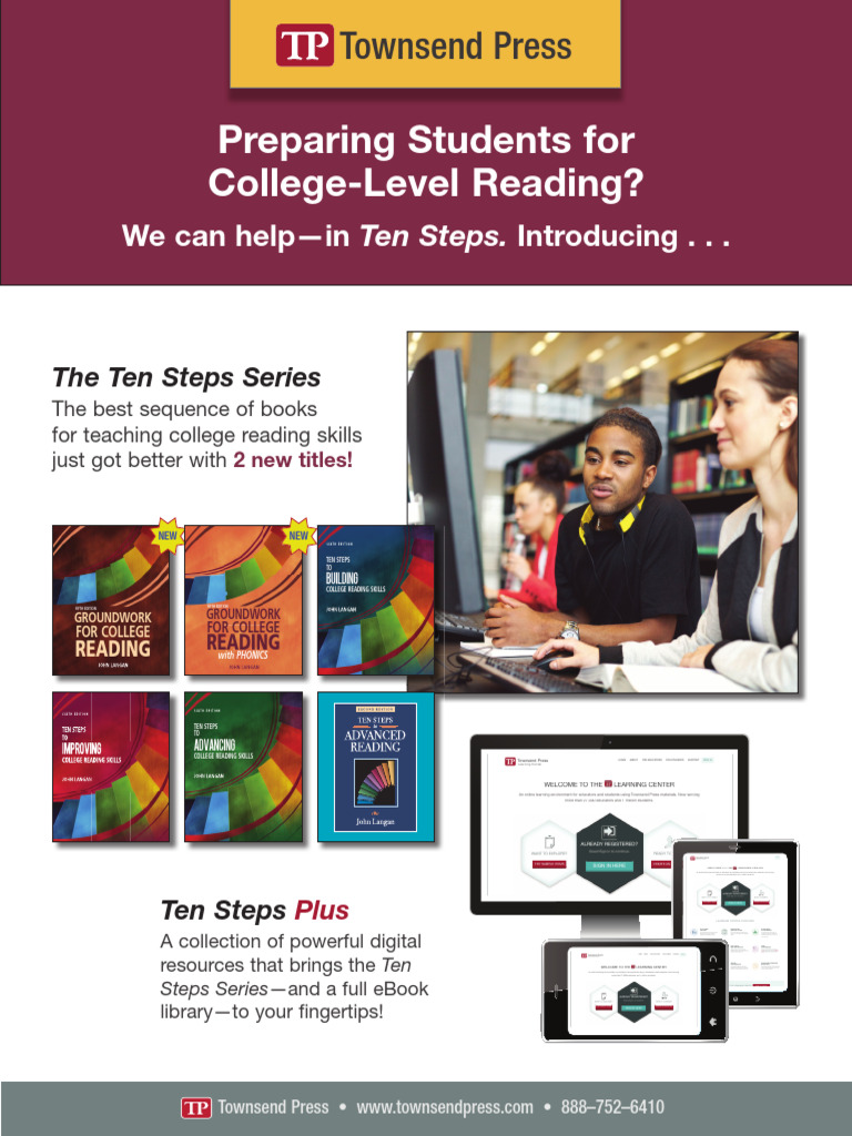 Ten Steps to Advancing College Reading | PDF | Educational Technology ...