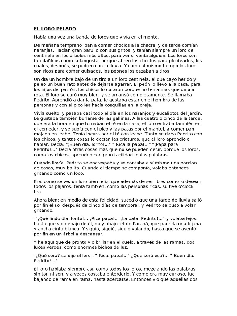 Forte Cuentos | PDF | Aves