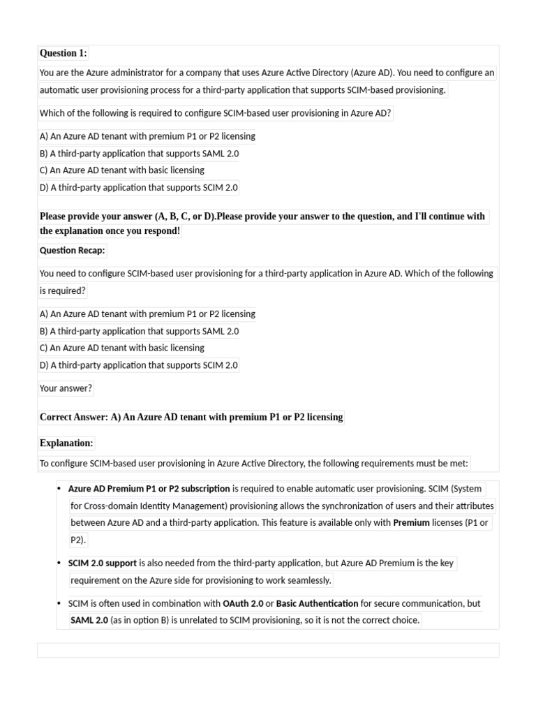 IA Test-Question and Answer-AZ104 | PDF | Virtual Machine | Active ...