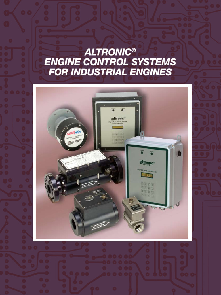 AEC-C - 07 Altronic Reguladores | PDF | Engines | Carburetor