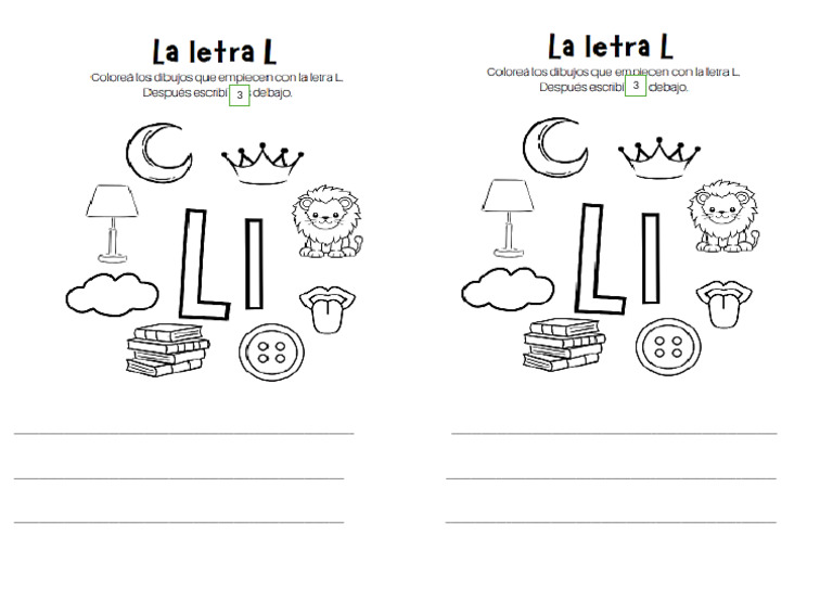 Trabajamos Con La L 2 | PDF