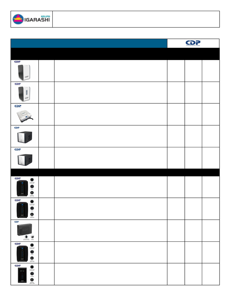 Lista de CDP - 20250606 - 092615 | PDF | Electrónica | Ciencias de la Computación
