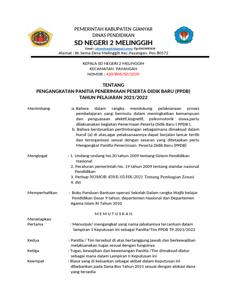 SK PPDB | PDF