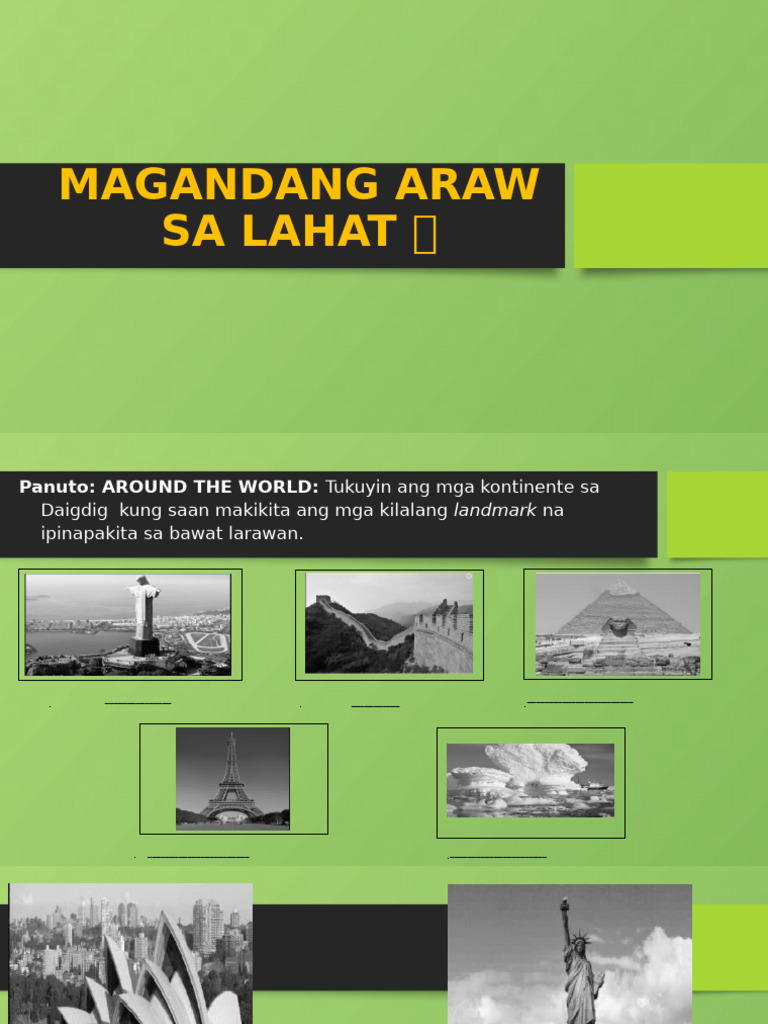 AP 8 Matatag Lesson 1 | PDF
