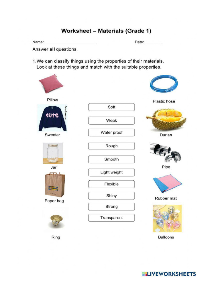 Worksheet 1369988 | PDF