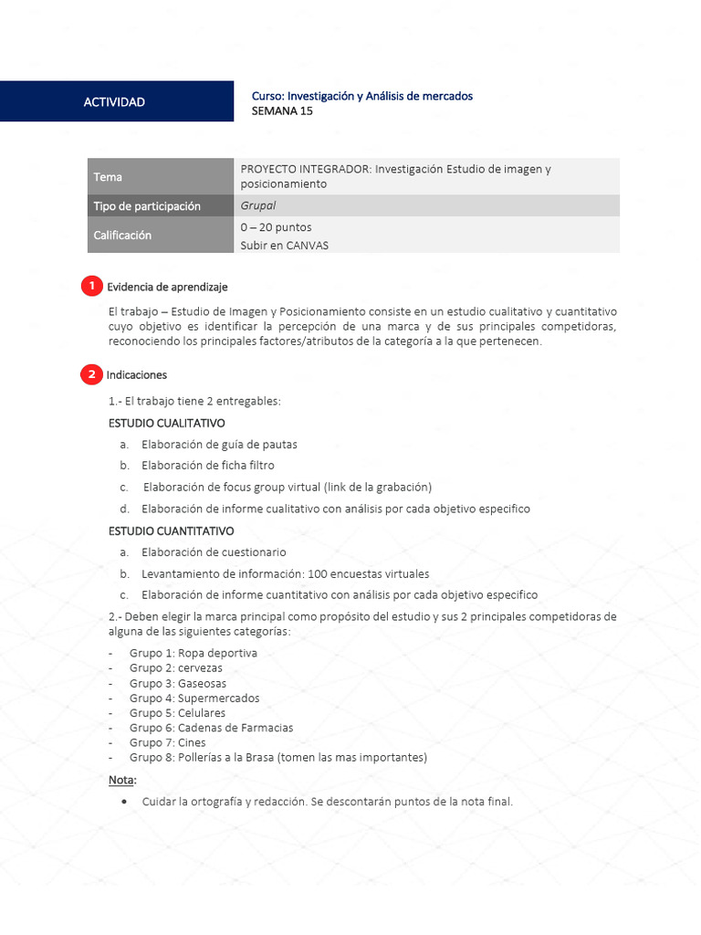 Estructura - Proyecto Integrador | PDF | Teoría | Puntuación