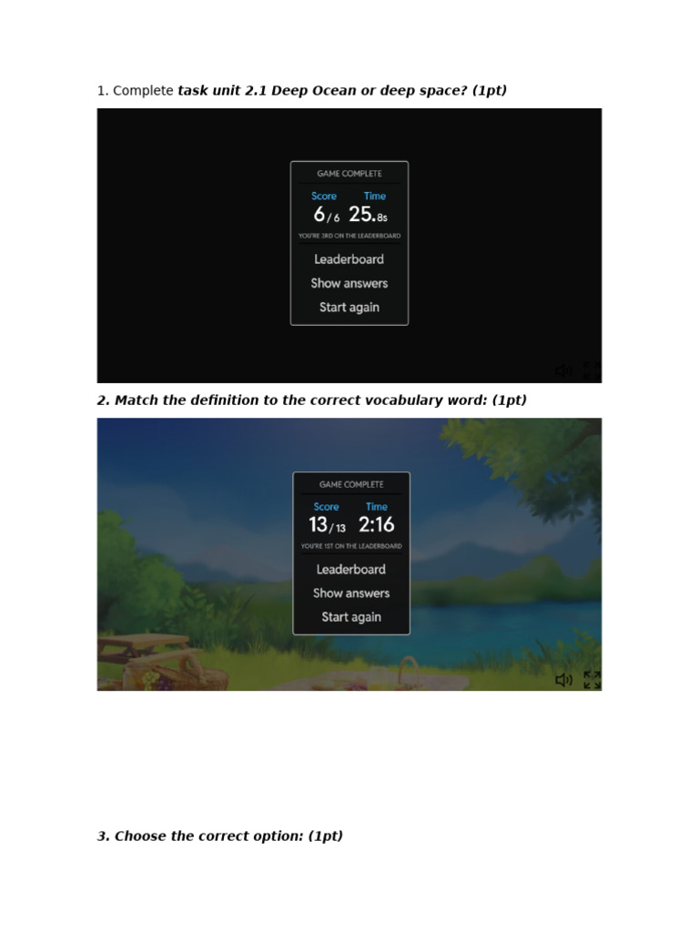 Units 2.1 Vocabulary Space and Ocean Exploration | PDF