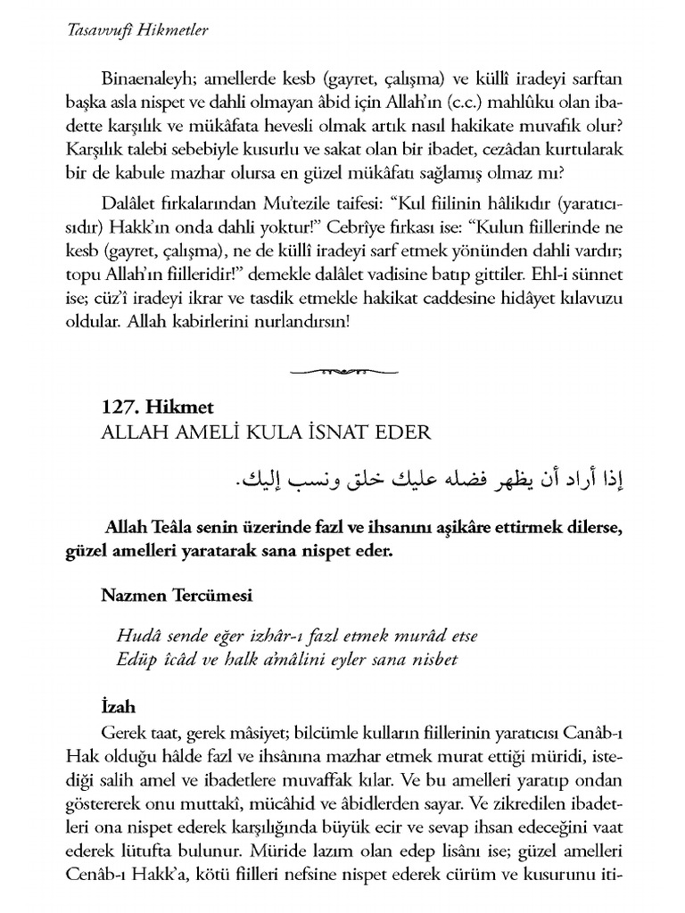 Hikemi Ataiyye - 127 | PDF