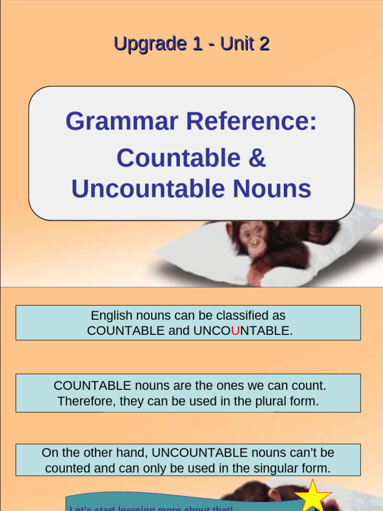 Countable vs Uncountable Nouns Guide | PDF | Noun | Plural