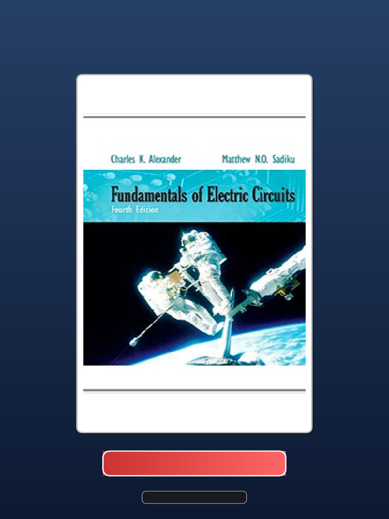 Immediate Access Fundamentals of Electric Circuits 4th Edition Verified PDF Download | PDF ...