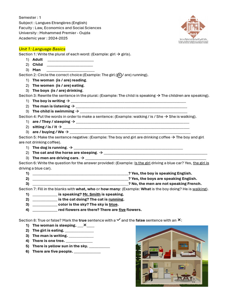 Unit Exercises, Answer Keys | PDF | English Language | Linguistics