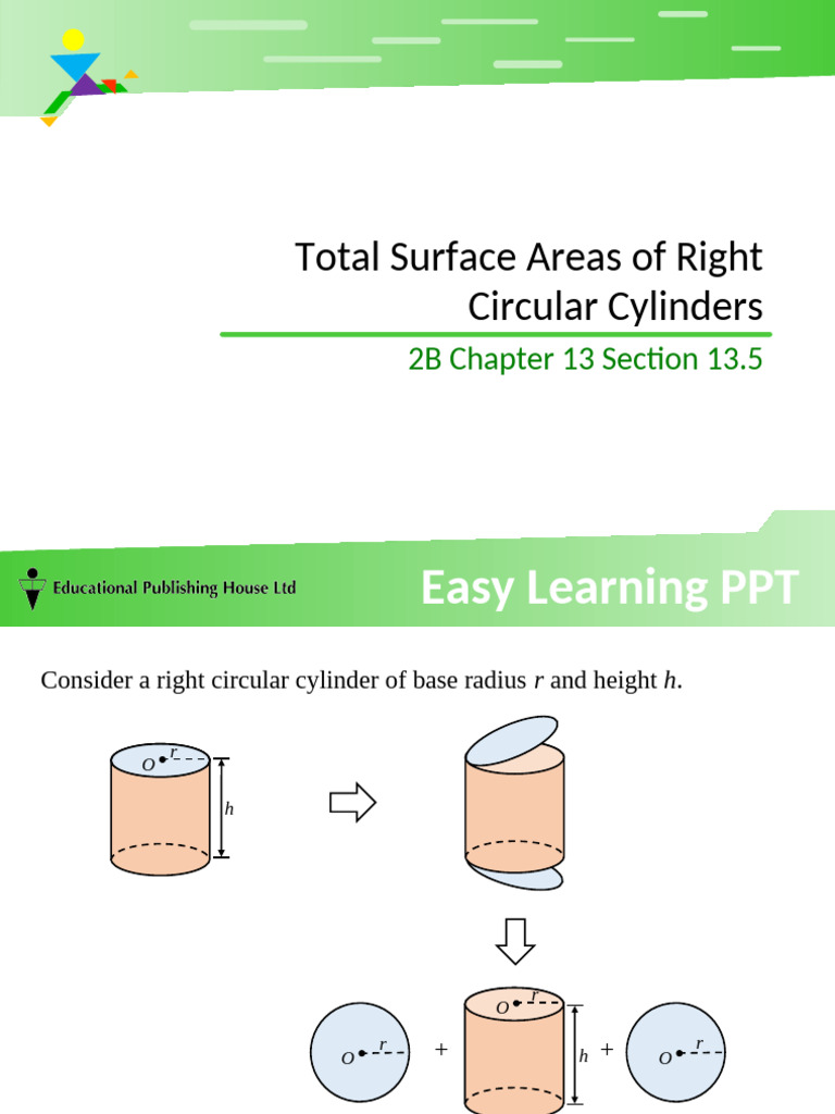 Surface Area of Right Circular Cylinders | PDF | Area | Euclidean Geometry