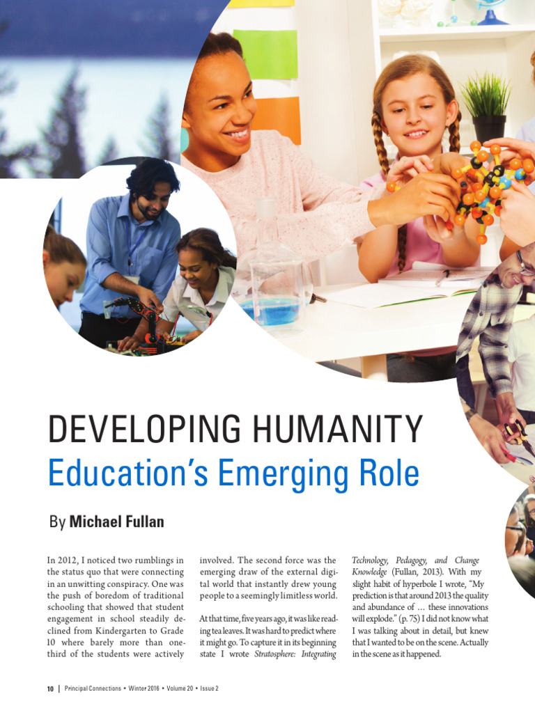 Developing Humanity - Fullan | PDF | Learning | Teachers