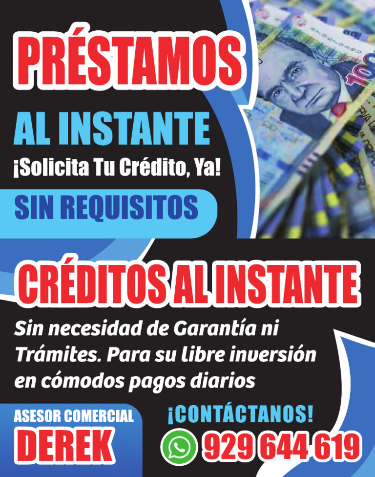 Tarjeta de Presentación Prestamos DEREK | PDF