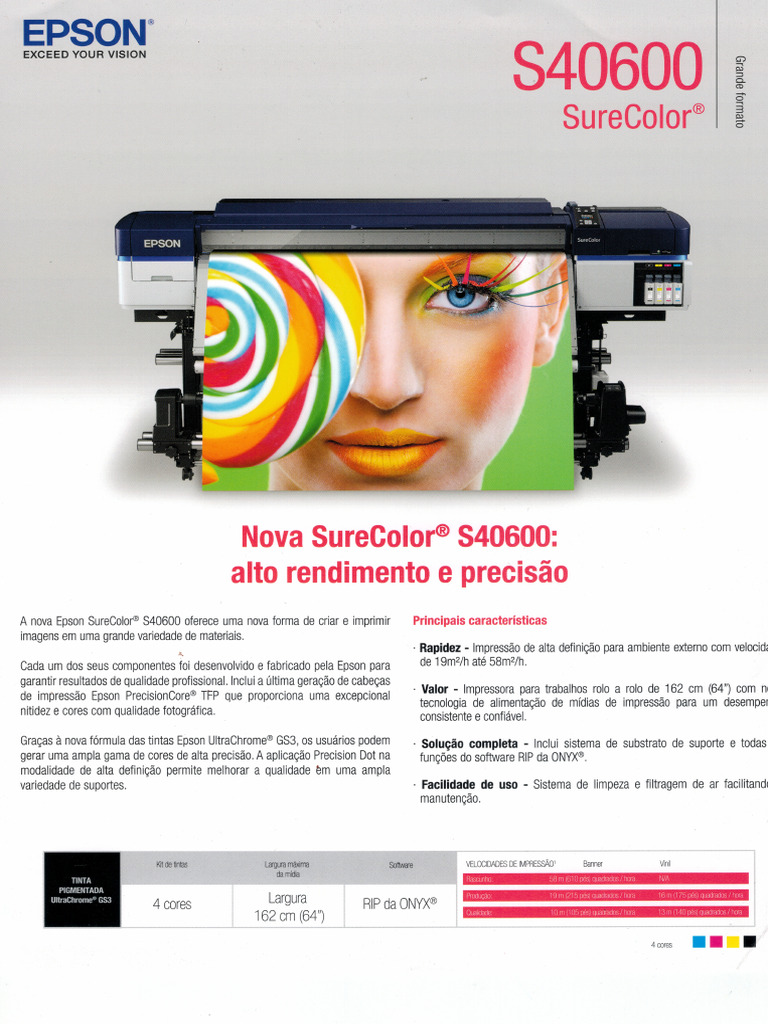 Surecolor S40600 | PDF