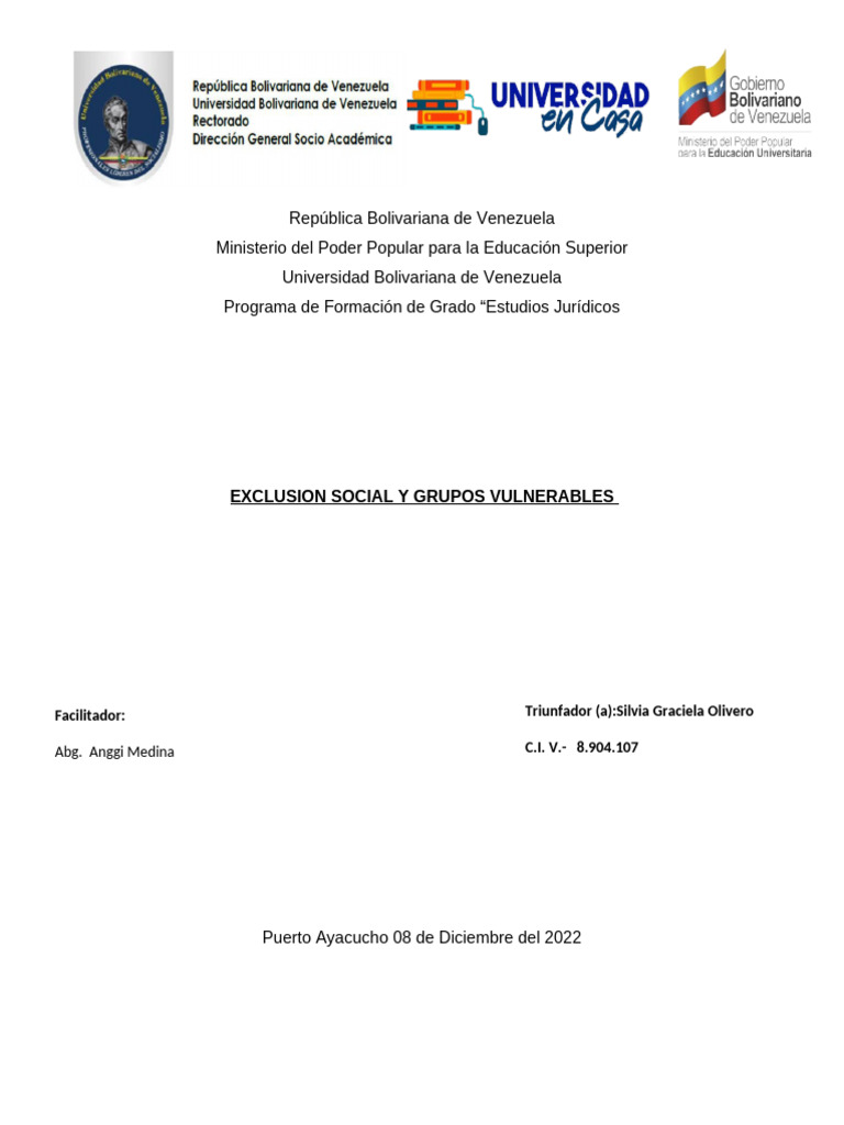 El Modelo Capitalista Ensayo | PDF | Exclusión social | Sociedad