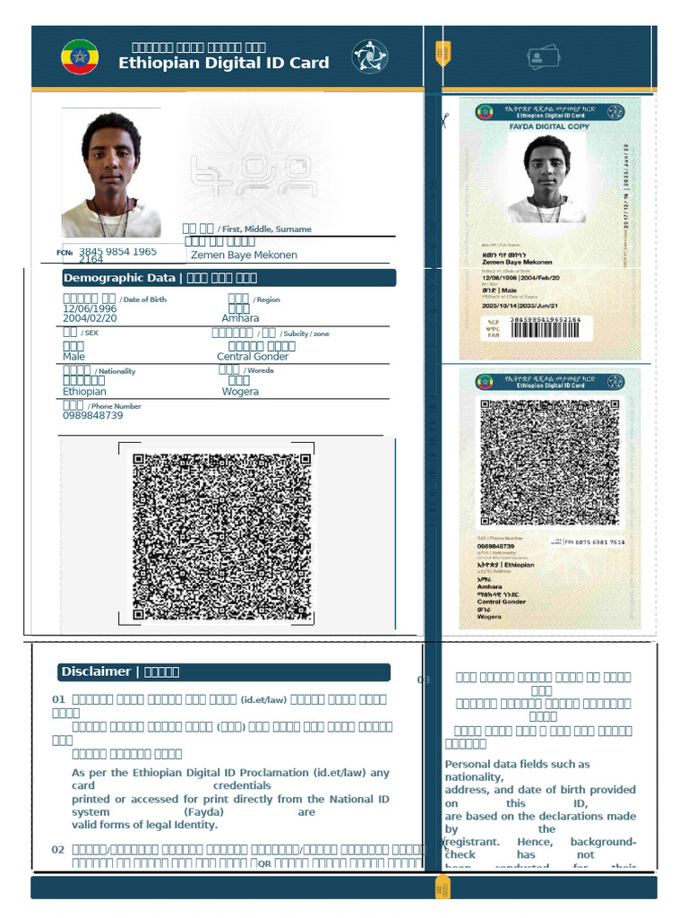 Efayda - Zemen Baye Mekonen | PDF