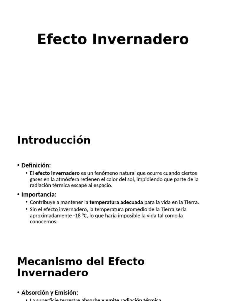 Efecto Invernadero | PDF | Gases de efecto invernadero | Metano