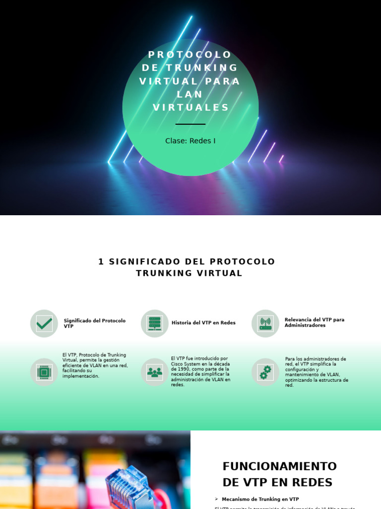 Protocolo de Trunking Virtual para LAN Virtuales | PDF | Redes de computadoras | Telecomunicaciones
