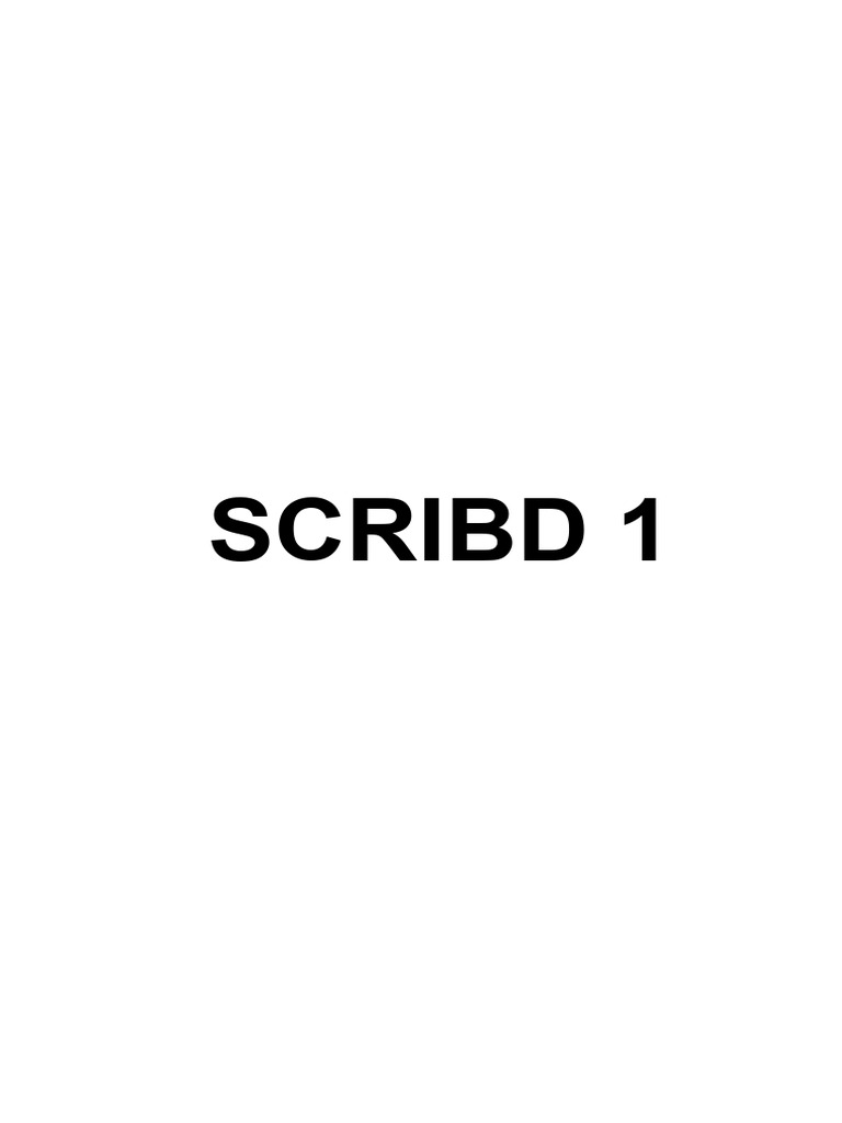 Scribd Satu | PDF