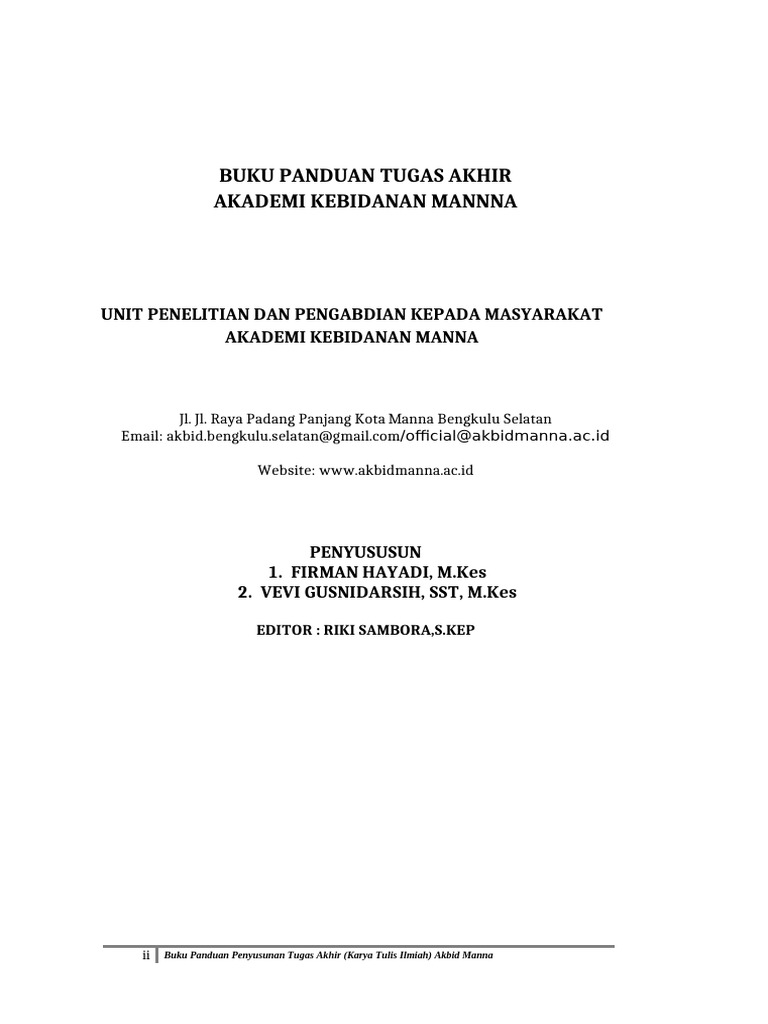Cover Buku Panduan Revisi | PDF