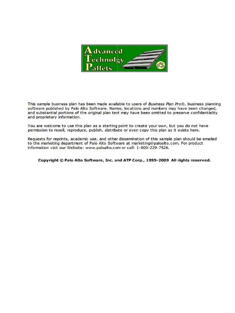 Example Business Plan | PDF