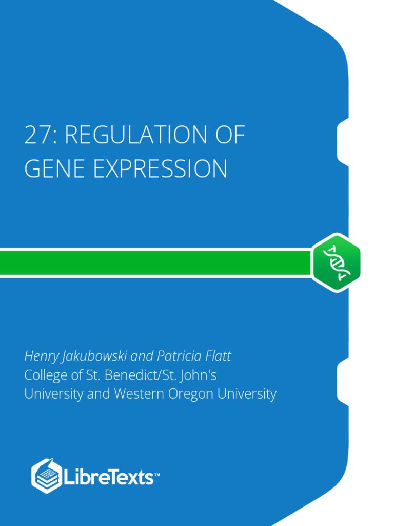 Gene Expression Regulation Overview | PDF | Operon | Repressor