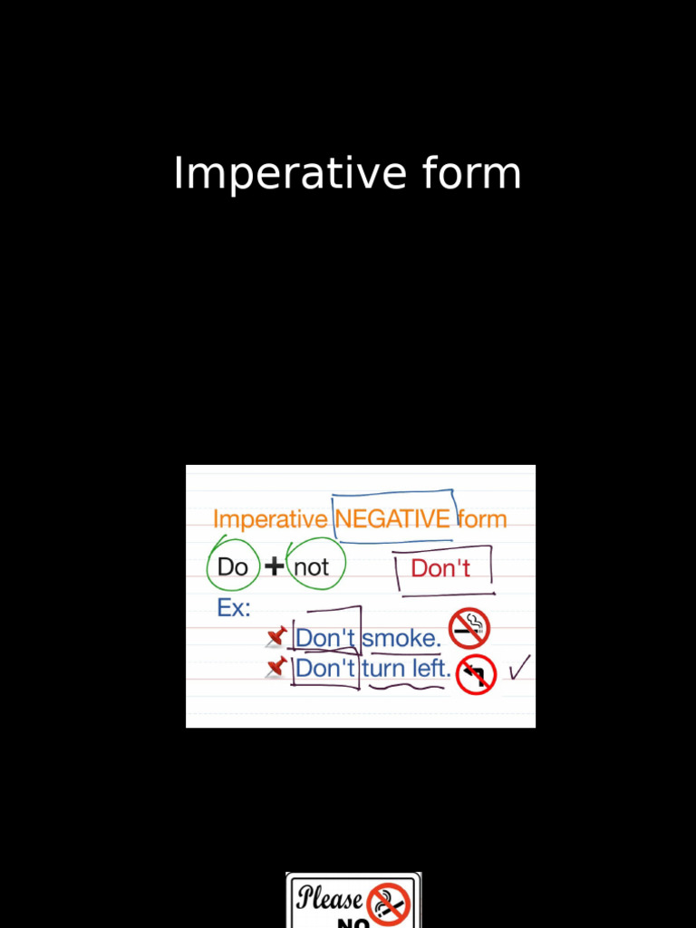 Imperative Form | PDF