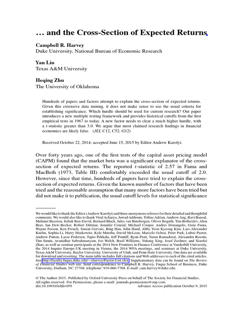 P118 and The Cross | PDF | Type I And Type Ii Errors | P Value