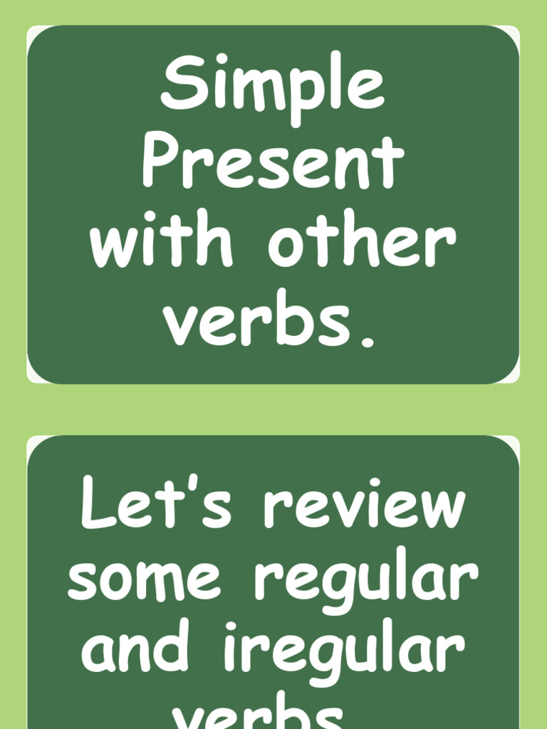Simple Present Tense Overview | PDF | Subject (Grammar) | Languages